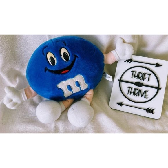 M&M'S | Toys | Vintage 94 Blue Mms Plush | Poshmark